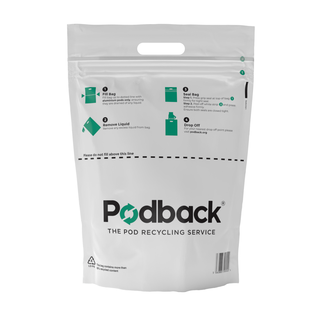 Podback Recycling Bags | Roastworks Coffee Co.