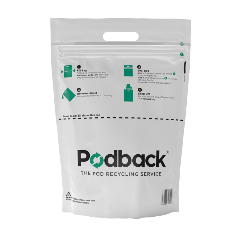 Podback Recycling Bags | Roastworks Coffee Co.